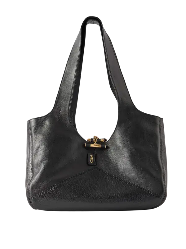 Chloé Balloon Leather Tote - Black