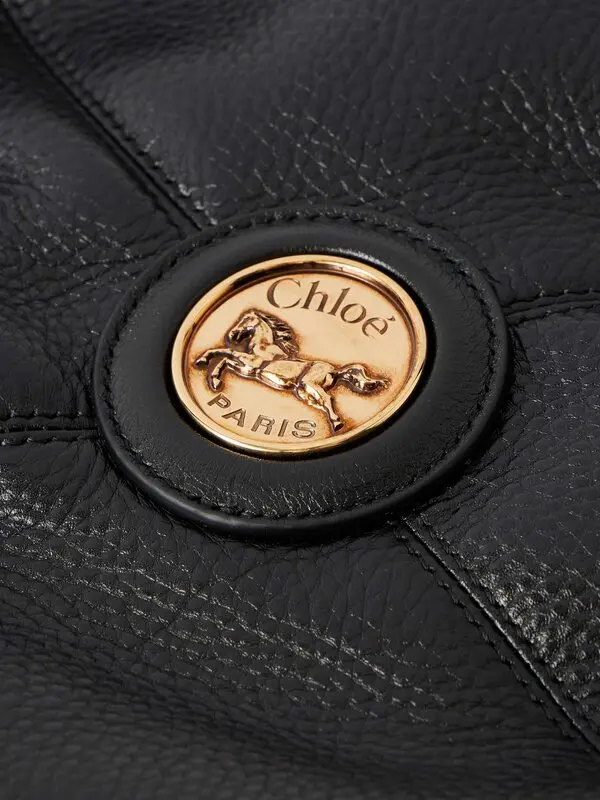 Chloé Balloon Leather Tote - Black