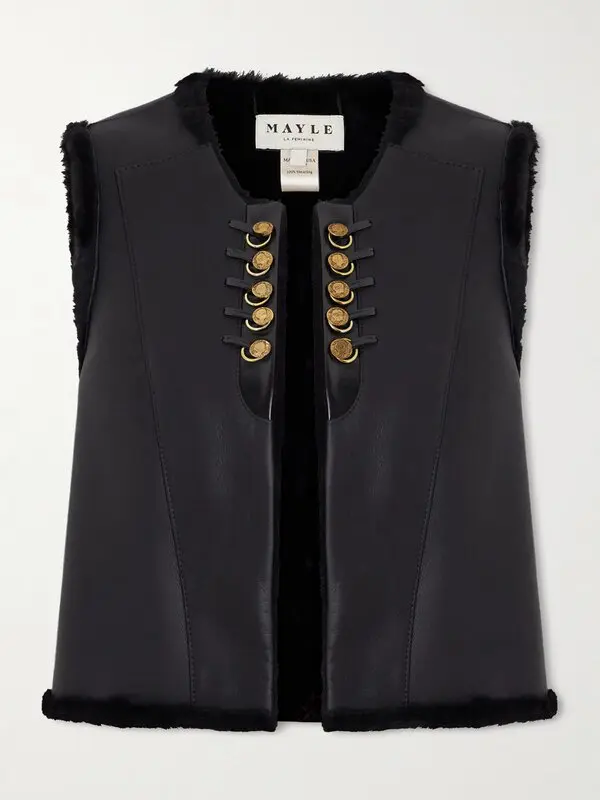 Maison Mayle Yves Shearling Vest