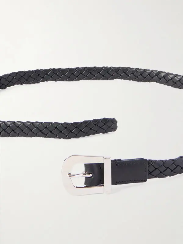 Gabriela Hearst Marija Woven Leather Belt
