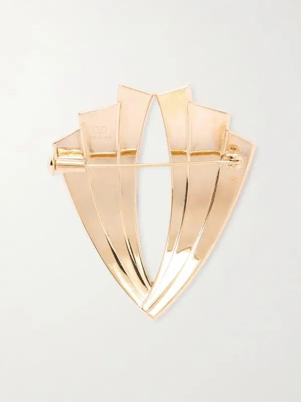 Valentino Garavani Crystal-embellished Brooch
