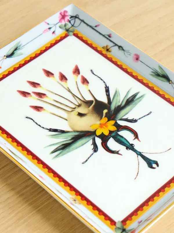 La DoubleJ Beto Val Trinket Tray - White