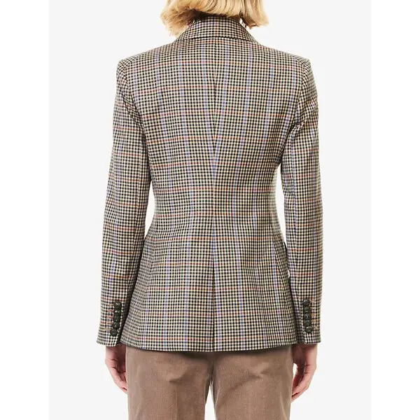 Veronica Beard Claude Double-breasted Woven Jacket
