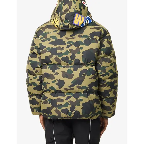 A BATHING APE Camouflage-print Padded Shell-down Jacket