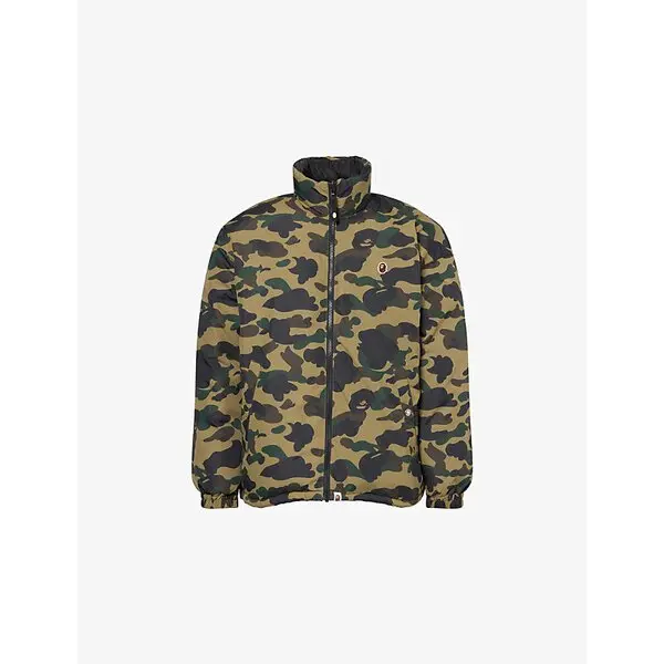 A BATHING APE Reversible Camouflage-printed Shell-down Jacket