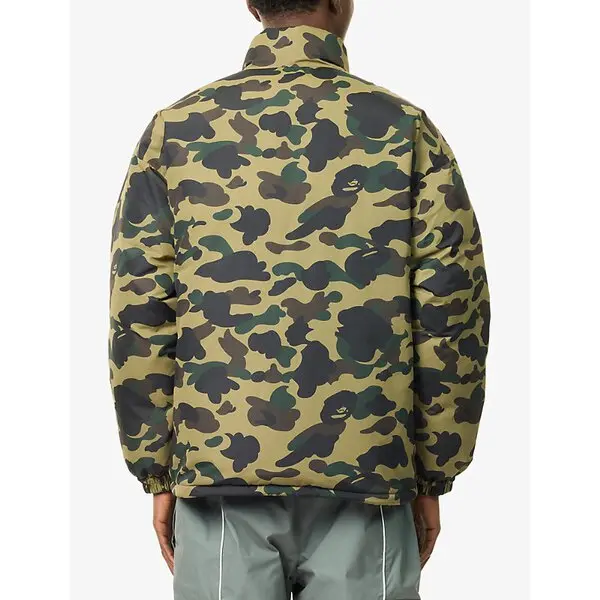 A BATHING APE Reversible Camouflage-printed Shell-down Jacket