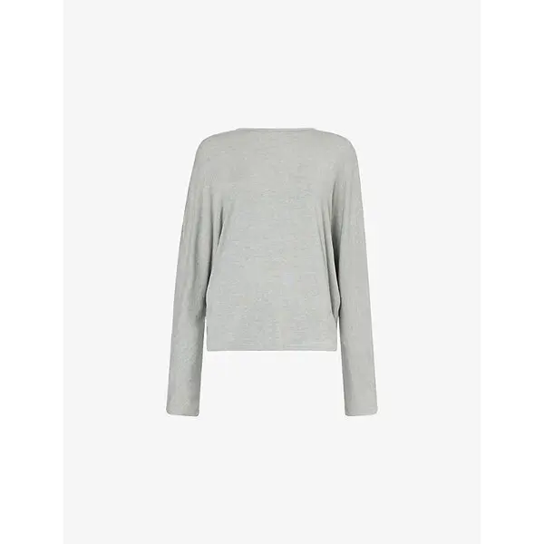 Calvin Klein Ultra Soft Long-sleeved Pyjama Top - Grey Heather