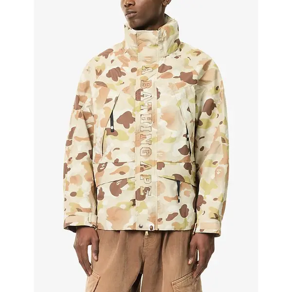 A BATHING APE Gradation 2-in-1 Camouflage-printed Shell Jacket