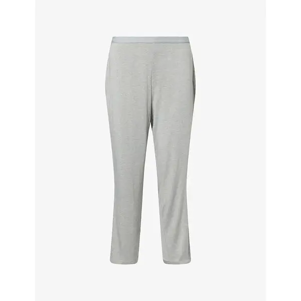 Calvin Klein Stretch-woven Pyjama Bottoms - Grey Heather