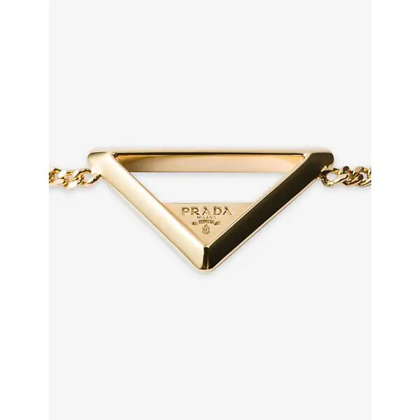 Prada Triangle Metal Bracelet