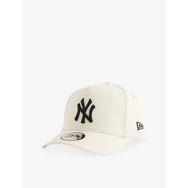 New Era 9forty E-frame New York Yankees Baseball Cap - Light Beige