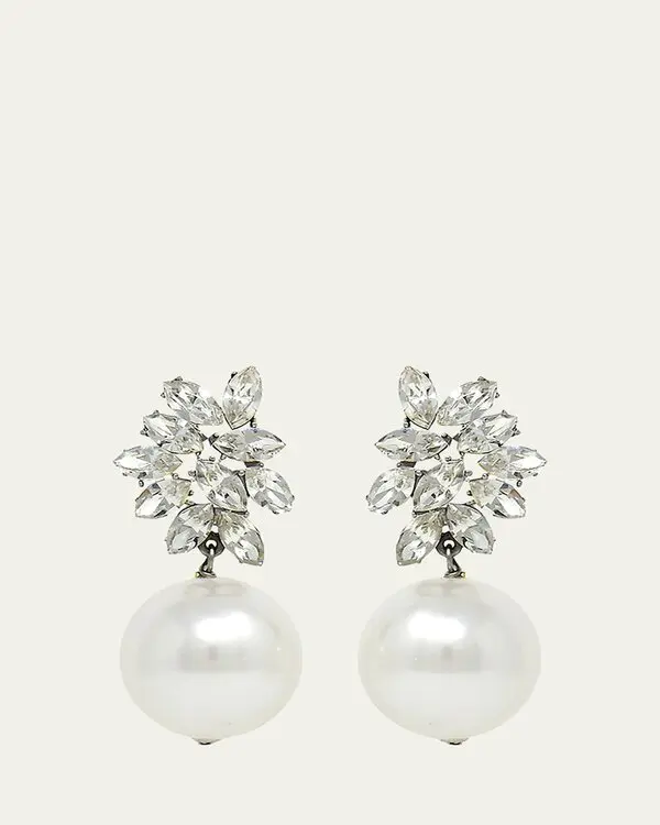 BEN-AMUN Crystal Y Drop Earrings