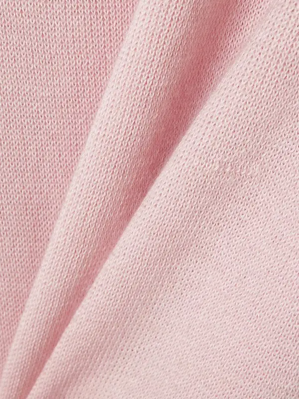 Khaite Sabina Cashmere And Mohair-blend Sweater - Pink
