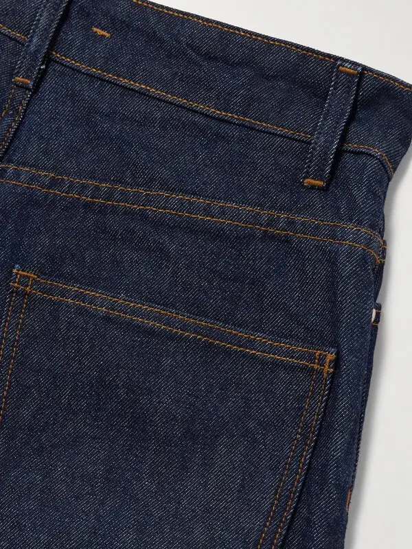 Ossou Bends High-rise Barrel-leg Jeans