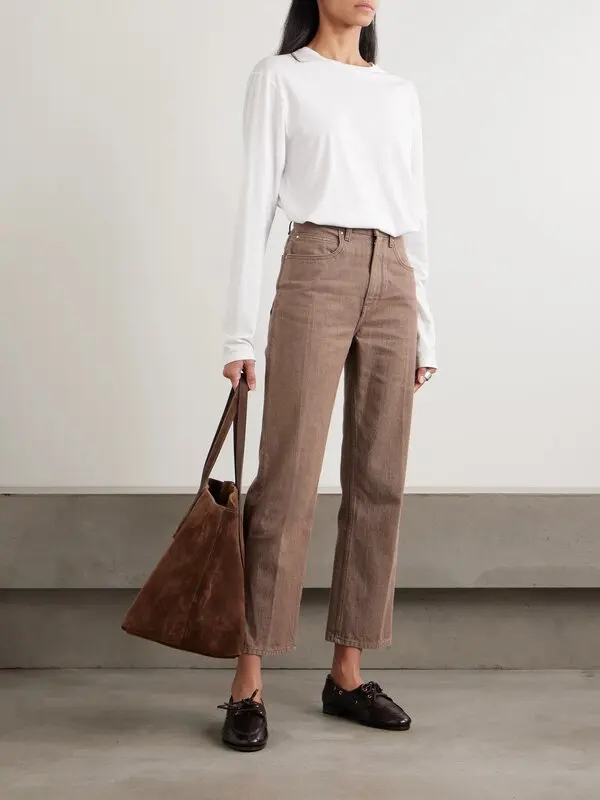 Ossou Drift High-rise Straight-leg Jeans