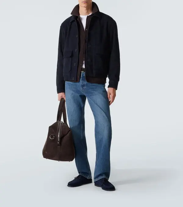 FRAME Suede Blouson Jacket