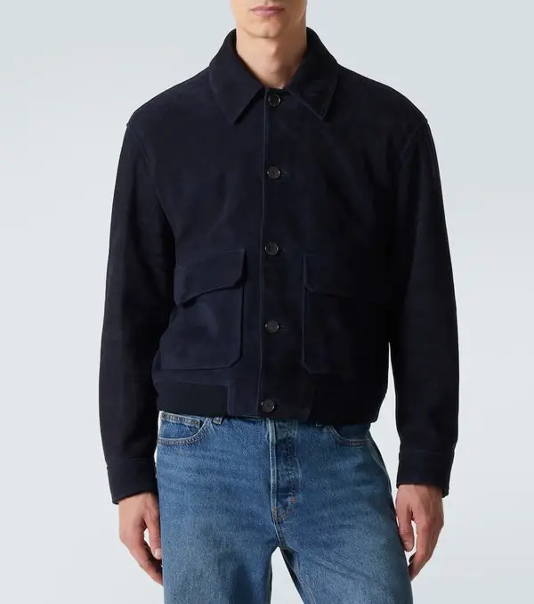 FRAME Suede Blouson Jacket