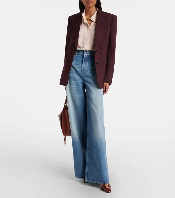 Chloé High-rise Wide-leg Jeans