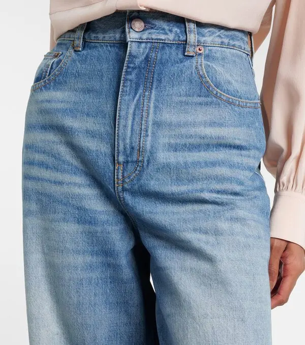 Chloé High-rise Wide-leg Jeans