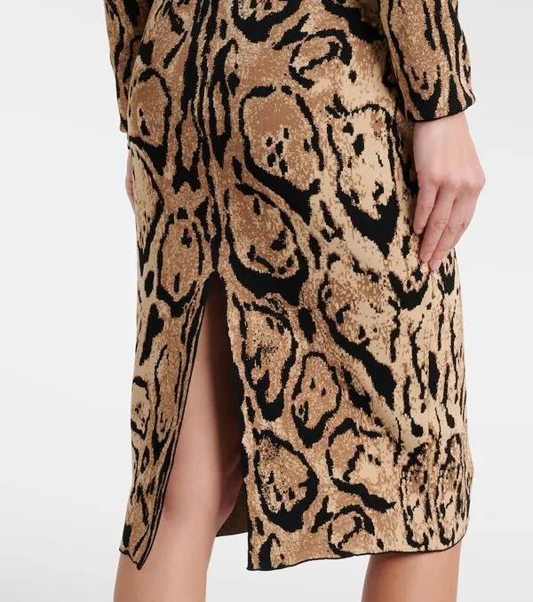 Stella McCartney Jacquard Pencil Skirt - Multicoloured