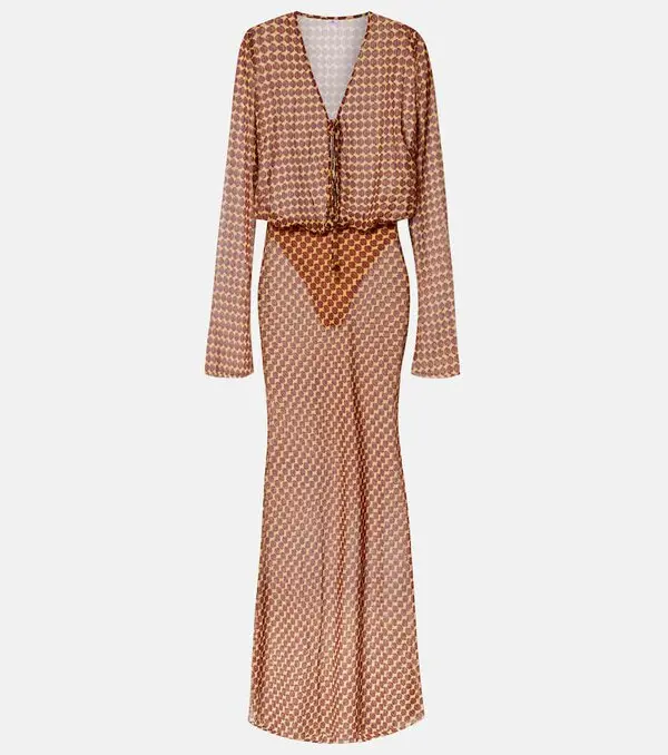 BANANHOT Nema Printed Maxi Dress - Multicoloured
