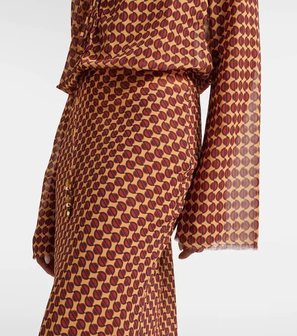 BANANHOT Nema Printed Maxi Dress
