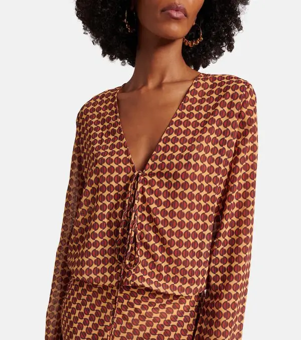 BANANHOT Nema Printed Maxi Dress
