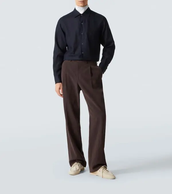 Loro Piana Andre Linen Shirt
