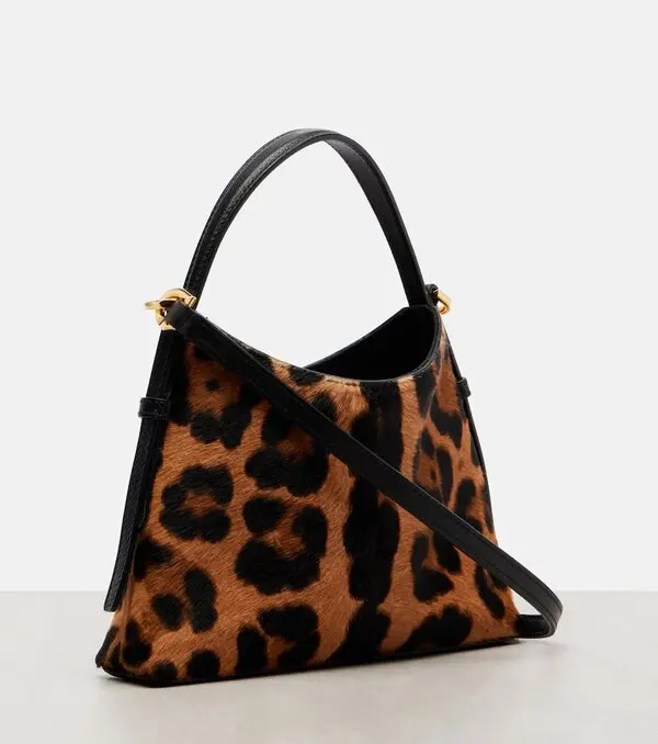 Givenchy Voyou Mini Calf Hair Shoulder Bag - Brown