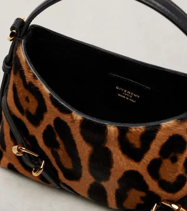Givenchy Voyou Mini Calf Hair Shoulder Bag - Brown
