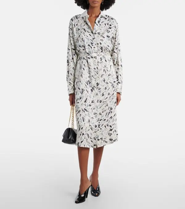 Altuzarra Floyd Printed Cotton-blend Shirt Dress