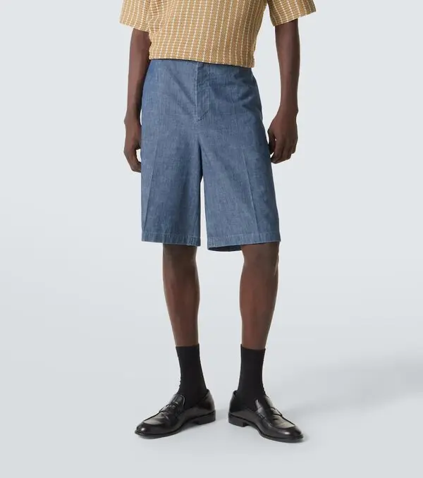JIL SANDER Denim Bermuda Shorts