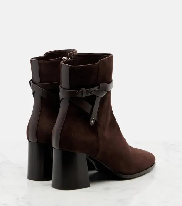 JIMMY CHOO Lawton 65 Suede Ankle Boots