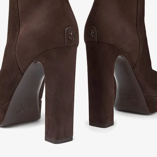JIMMY CHOO Marene 120 Ankle Boots - Brown