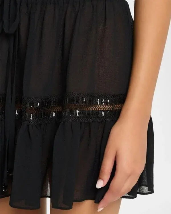 Ramy Brook Natallia Strapless Sun Dress Coverup - Black