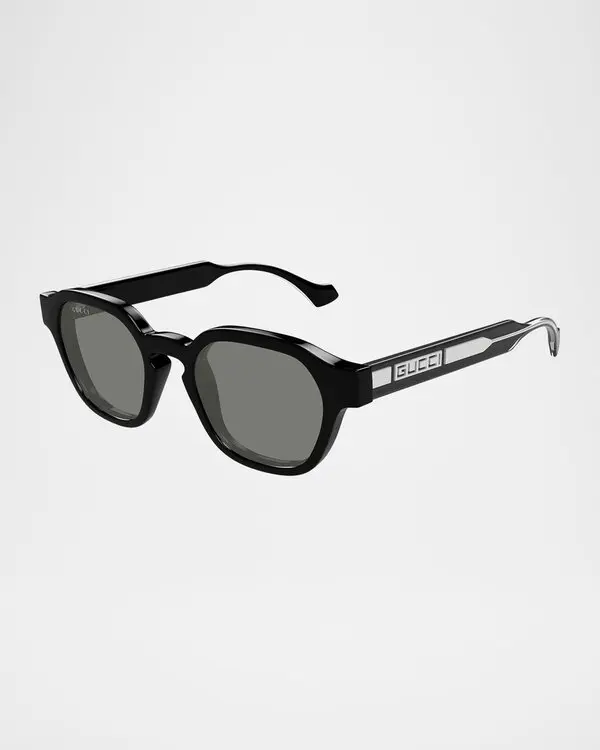 Gucci Gg1730sm Square Sunglasses - Shiny Black