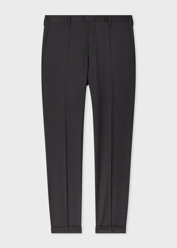 Paul Smith Slim-fit Puppytooth Wool Trousers
