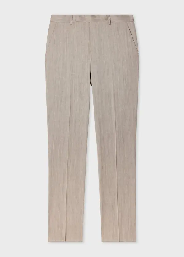 Paul Smith Tapered-fit Iridescent Herringbone Wool Trousers