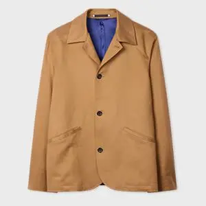 Paul Smith Lyocell-cotton Twill Work Jacket - Brown
