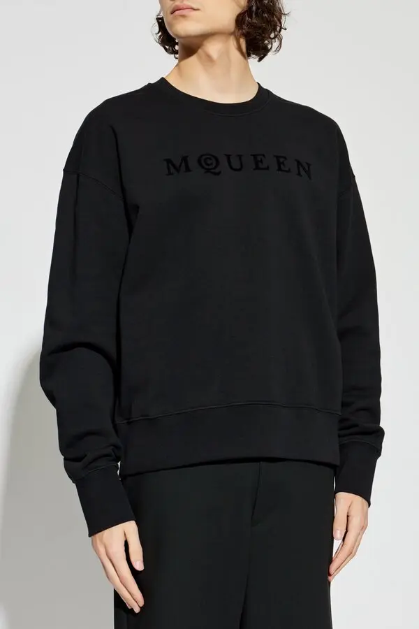 Alexander McQueen Logo Sweatshirt - Black
