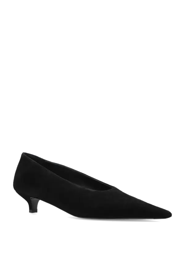 TOTEME Suede Kitten Heel Shoes