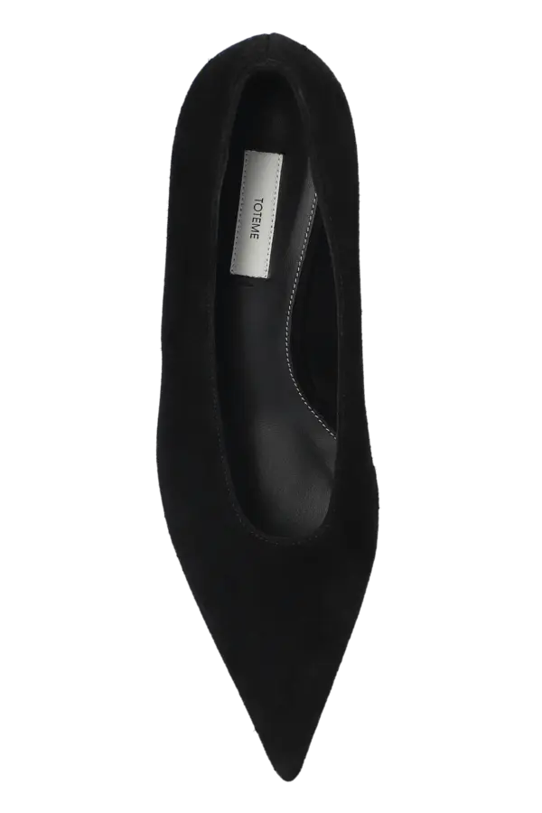 TOTEME Suede Kitten Heel Shoes