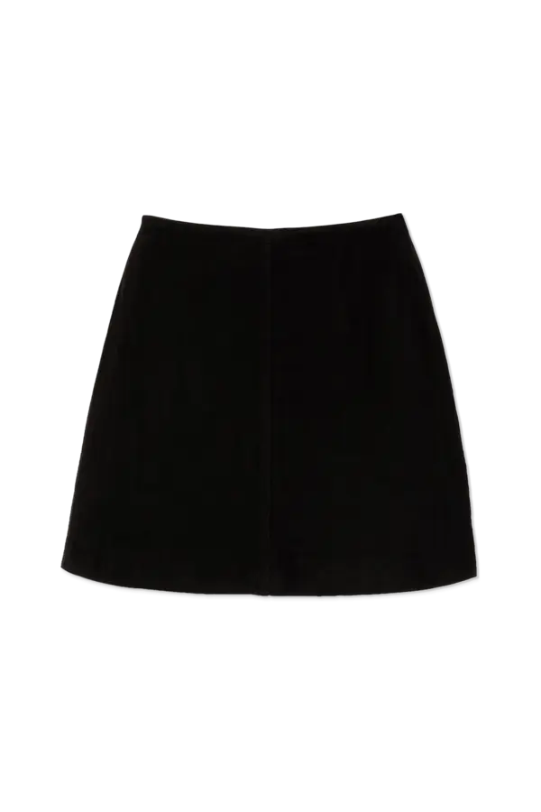 BY MALENE BIRGER Nola Suede Mini Skirt - Black
