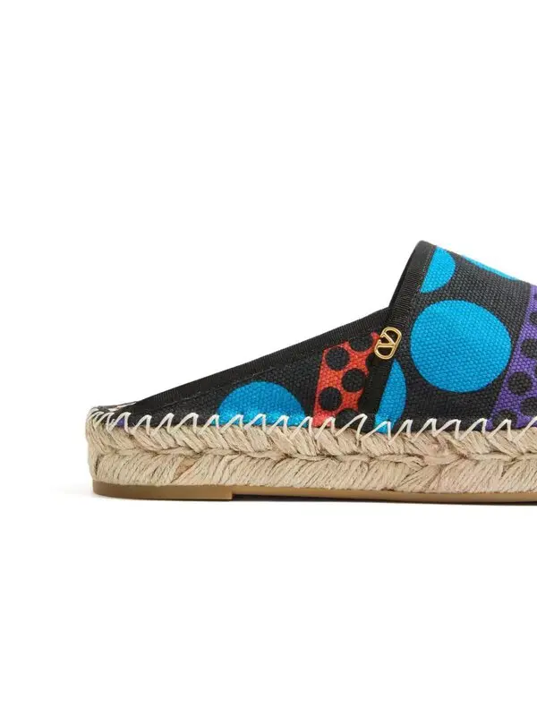 Valentino Garavani Vlogo Patterned Espadrilles