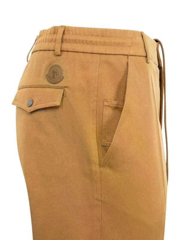 Moncler Button-up Cotton Trousers