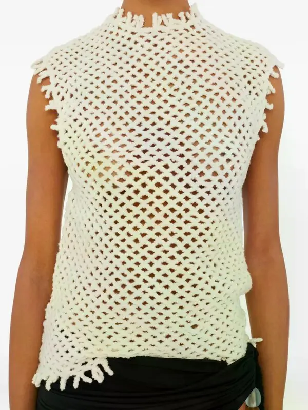 Christopher Esber Lattice Knitted Vest