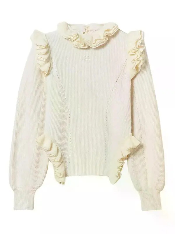TWINSET Ruffled-trim Jumper