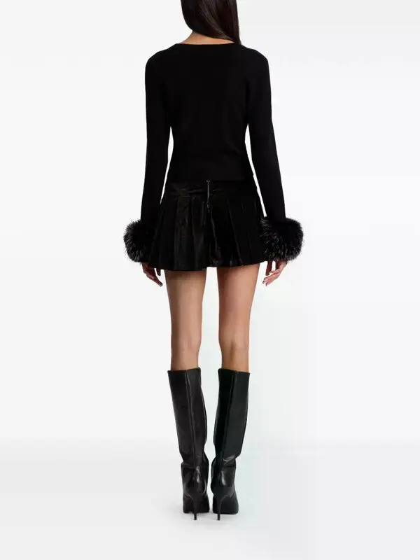 Alice + Olivia Dollie Cardigan - Black