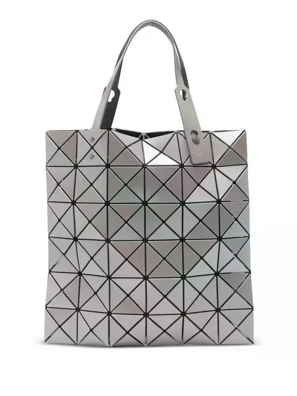 Issey Miyake Lucent Geometric Panel Tote Bag - Grey