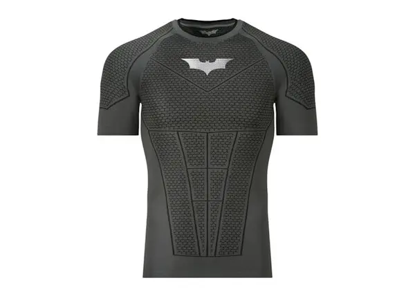 YOUNGLA X Batman Compression Tee Shirt - Dark Grey